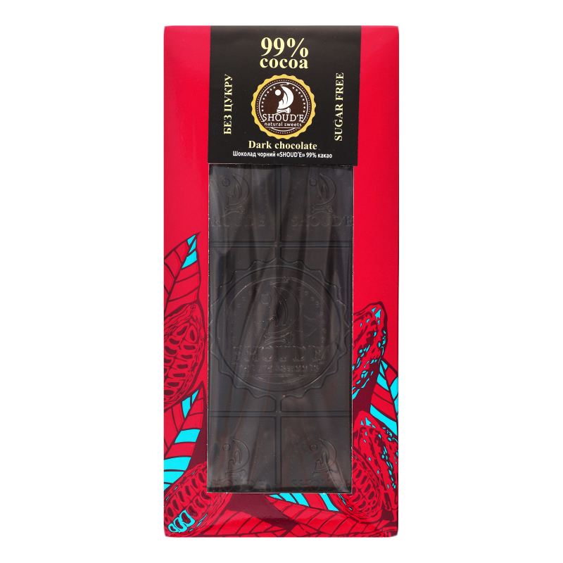 Шоколад Shoude 99% cacao 50г х20 SHOUD'E 4820078236080: купить в ...