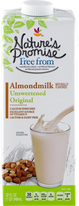 Nature's Promise Almondmilk Unsweetened Original Nature's Promise ...