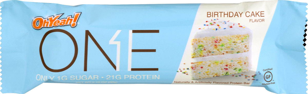One Protein Bar Birthday Cake ONE Bar(788434108089): customers reviews ...