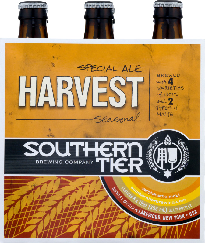 Southern Tier Brewing Company Harvest Seasonal Special Ale - 6 CT ...