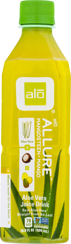Alo Aloe Vera Juice Drink Allure Mangosteen + Mango Alo(812475012255 ...