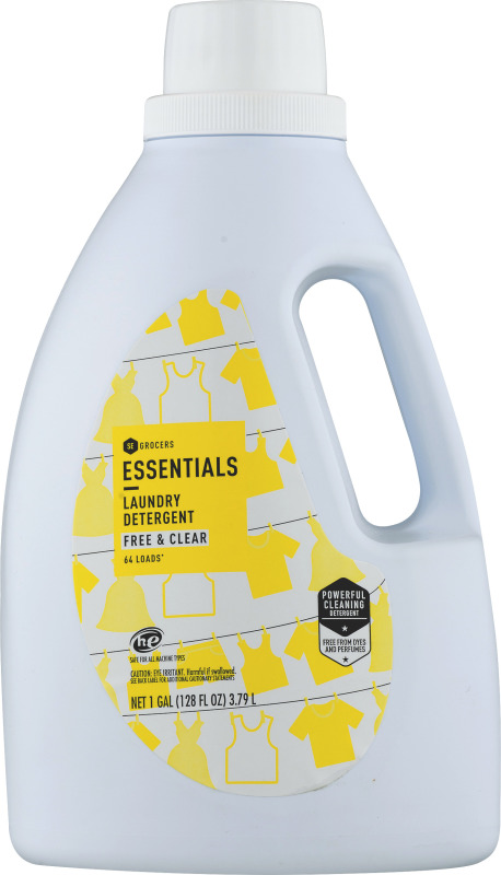 Essentials Laundry Detergent Free & Clear Essentials(607880100648 ...