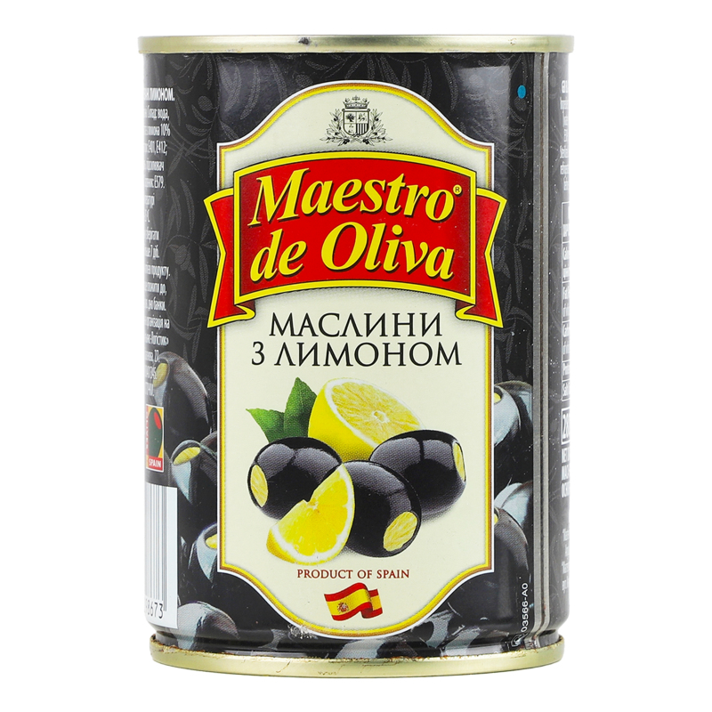 Маслины с лимоном Maestro de Oliva ж/б 280г Maestro de Oliva ...