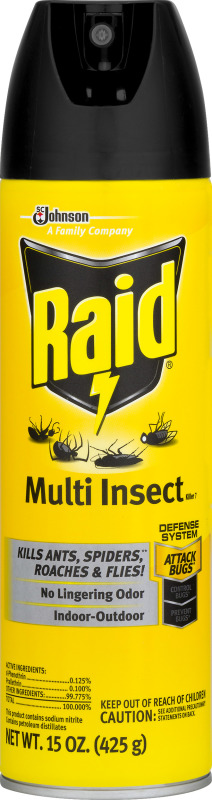 Raid Multi Insect Killer 7 Indoor-Outdoor Raid(46500738685): customers ...