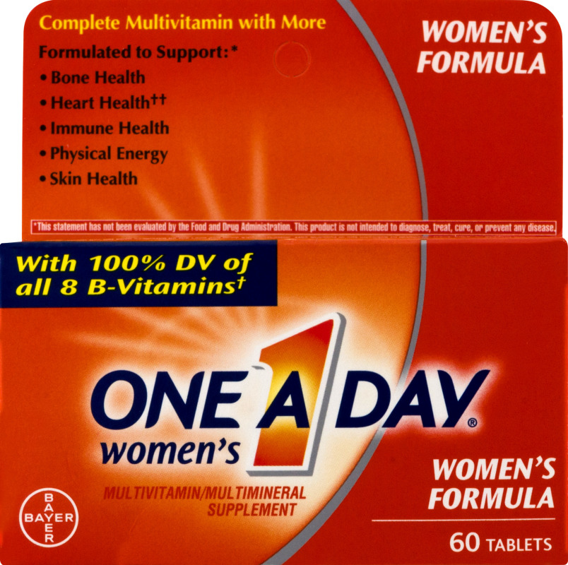 One A Day Women's Multivitamin/Multimineral Supplement Women's Formula ...