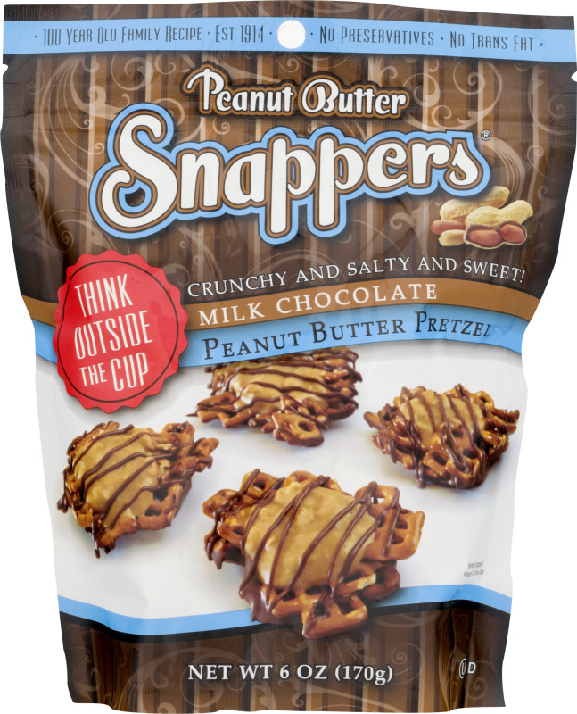 Snappers Milk Chocolate Peanut Butter Pretzel Treat Snappers ...