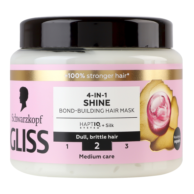 Маска для волос 4в1 Shine Gliss 400мл Gliss(9000101726336): купить в ...