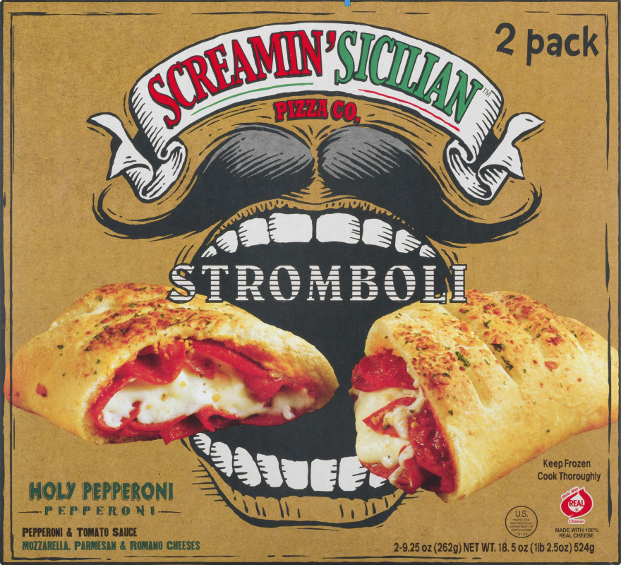 Screamin' Sicilian Stromboli Holy Pepperoni Pepperoni - 2 CT Screamin ...