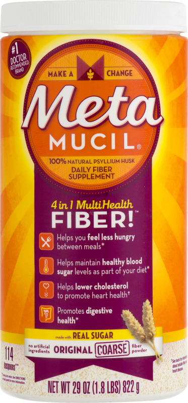 Metamucil 4 in 1 MultiHealth Fiber! Original Metamucil(37000740445 ...