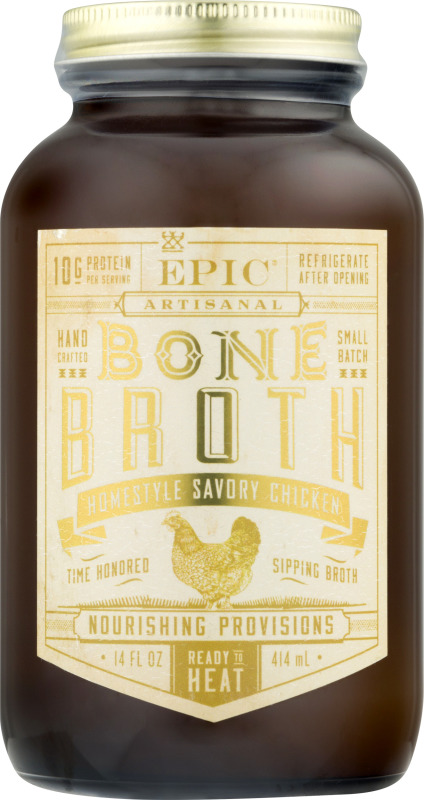 EPIC Bone Broth Homestyle Savory Chicken EPIC(858284002902): customers reviews @ listex.online