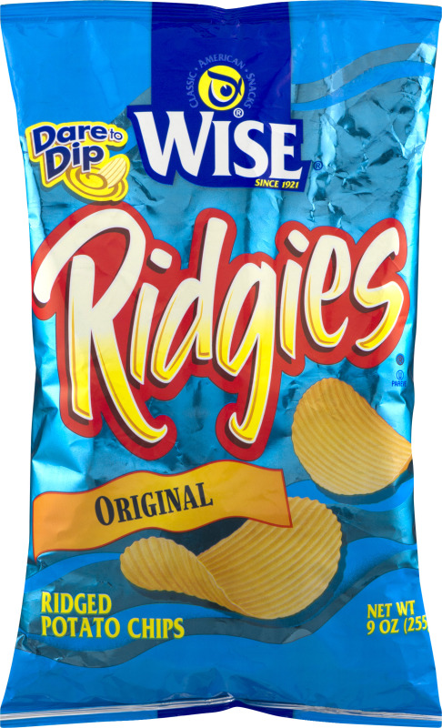 Wise Ridgies Original Ridged Potato Chips Wise(41262281486): customers ...