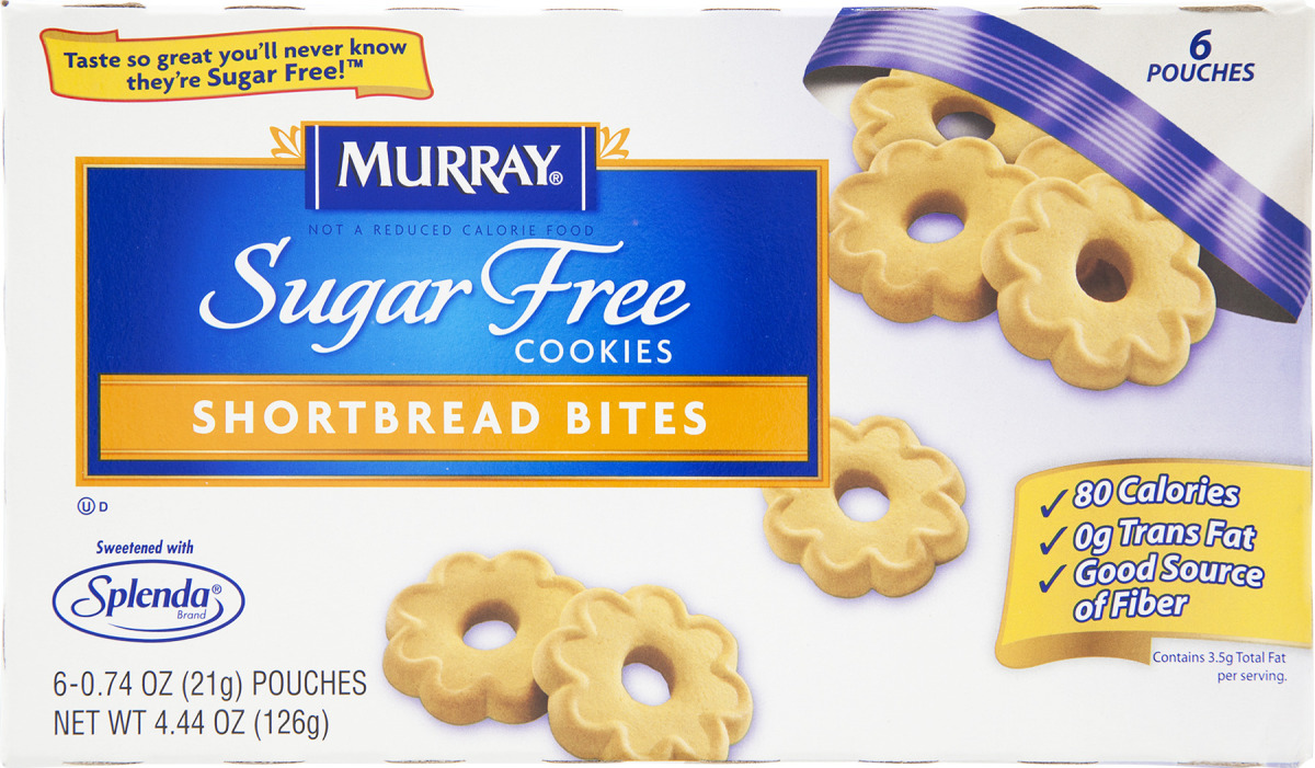 Murray Sugar Free Cookies Shortbread Bites - 6 CT Murray(82011392947 ...