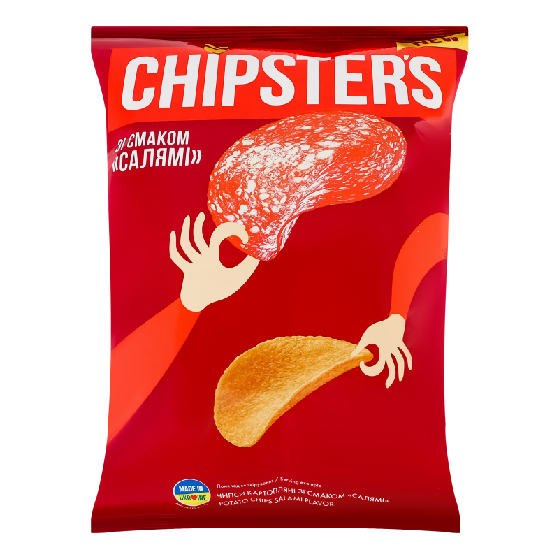 Чипсы картофельные Салями Chipster's м/у 130г Chipster's(4820274150616): купить в интернет ...
