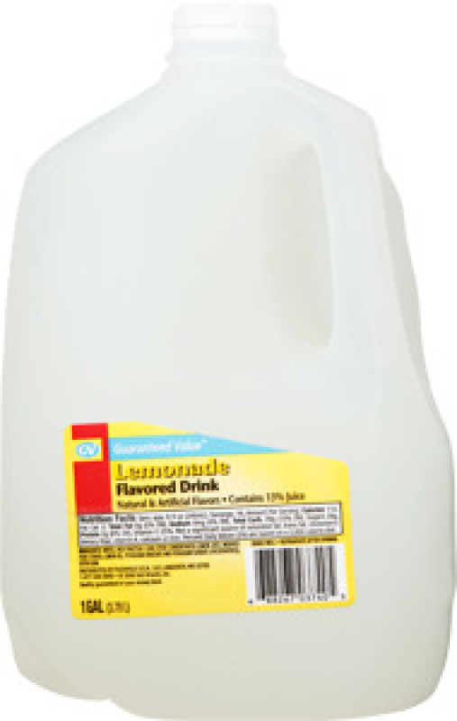 Guaranteed Value Lemonade Flavored Drink Guaranteed Value(688267037405 ...