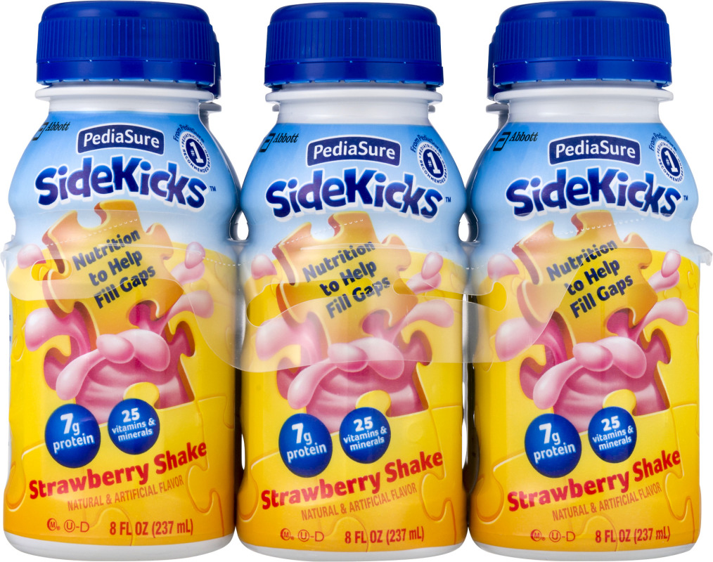 PediaSure SideKicks Nutrition Shake Strawberry - 6 CT PediaSure ...