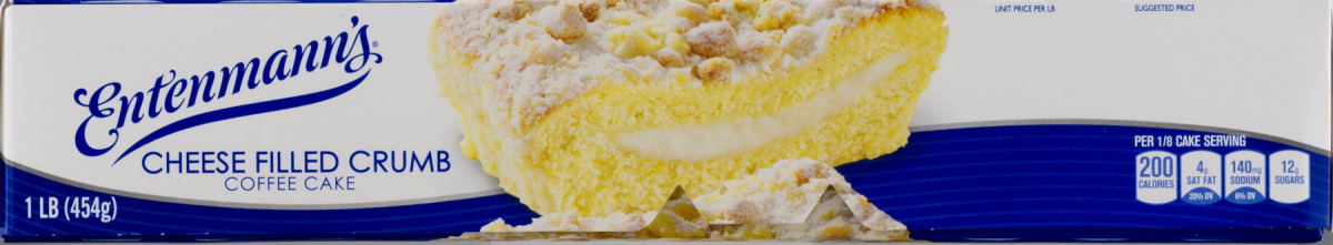Entenmann's Cheese Filled Crumb Coffee Cake Entenmann's(72030002712 ...