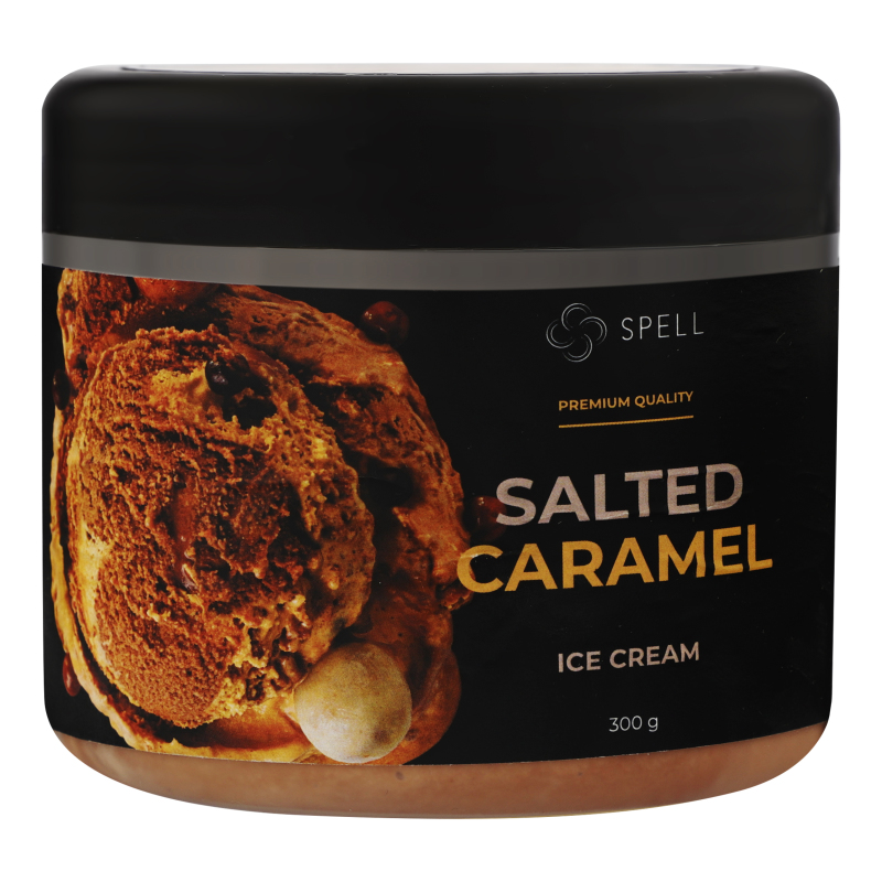 Морозиво вершкове Salted Caramel Spell п/б 300г Spell(4820207311084 ...