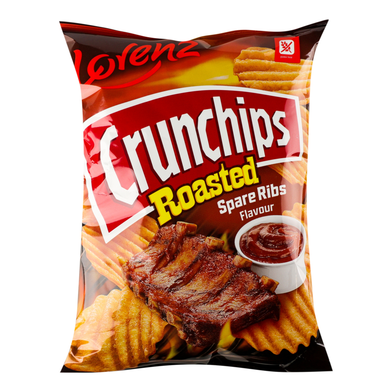 Чипсы картофельные рифленые со вкусом маринованного мяса Spare ribs ...