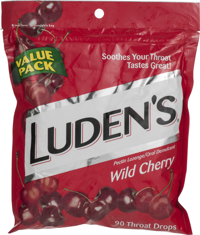 Luden's Throat Drops Wild Cherry - 90 CT Luden's(814832010621 ...