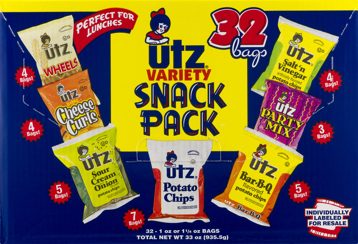 Utz Variety Snack Pack - 32 CT Utz(41780011763): customers reviews ...