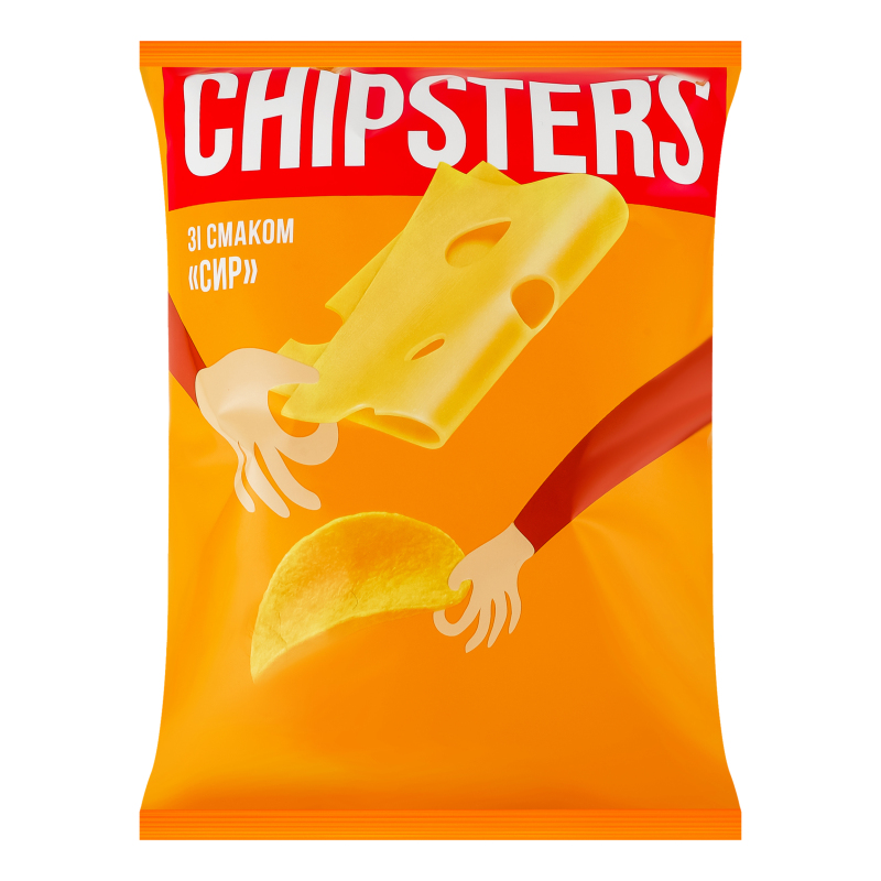 Чипси картопляні Сир Chipster's м/у 120г Chipster's(4823127301623): придбати в інтернет ...