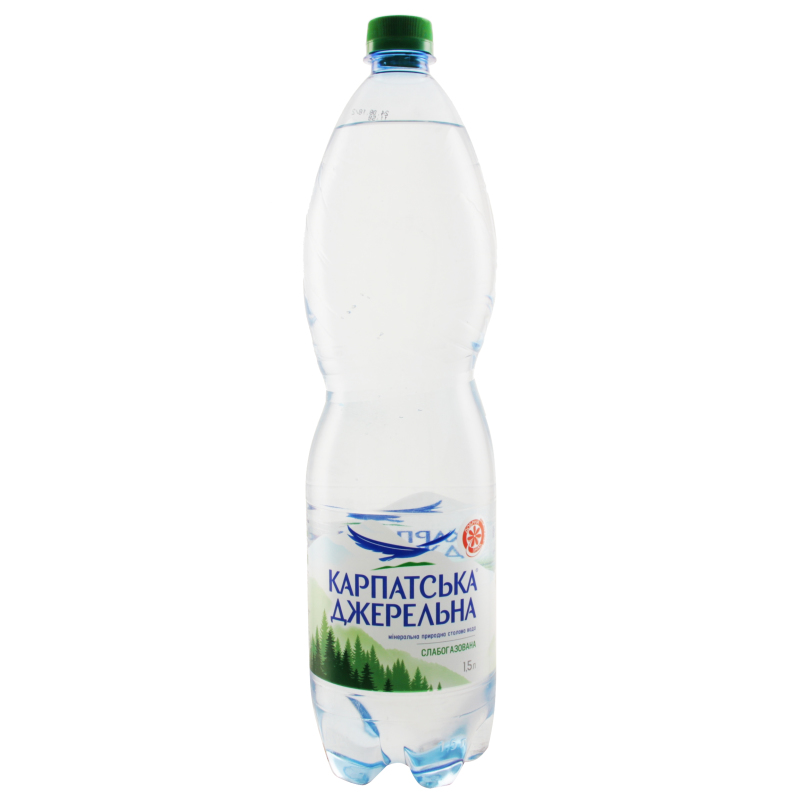 Вода минеральная слабогазированная Карпатська Джерельна п/бут 1.5л ...