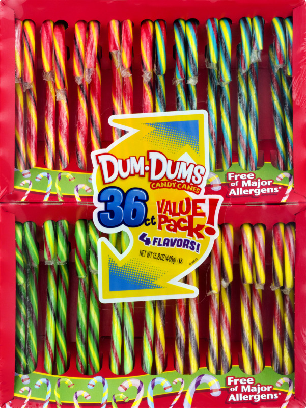 Dum Dums Candy Canes - 36 PK Dum Dums(30800813005): customers reviews ...