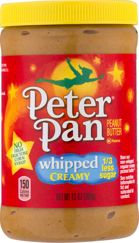 Peter Pan Peanut Butter Whipped Creamy Peter Pan(45300005102 ...