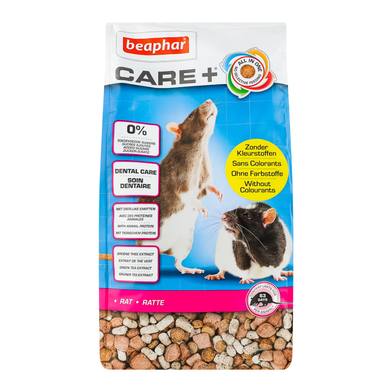 Корм для крыс полноценный Care+ Beaphar м/у 700г Beaphar(8711231184019 ...