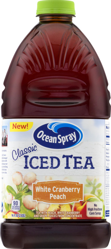 Ocean Spray Classic Iced Tea White Cranberry Peach Ocean Spray ...