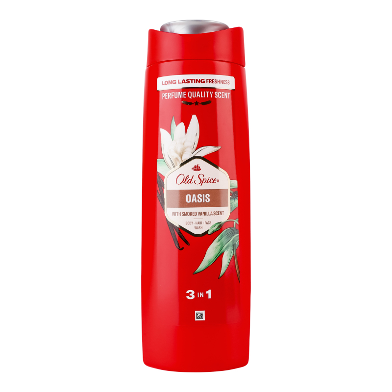 Гель для душа и шампунь 3в1 Oasis Old Spice 400мл Old Spice ...