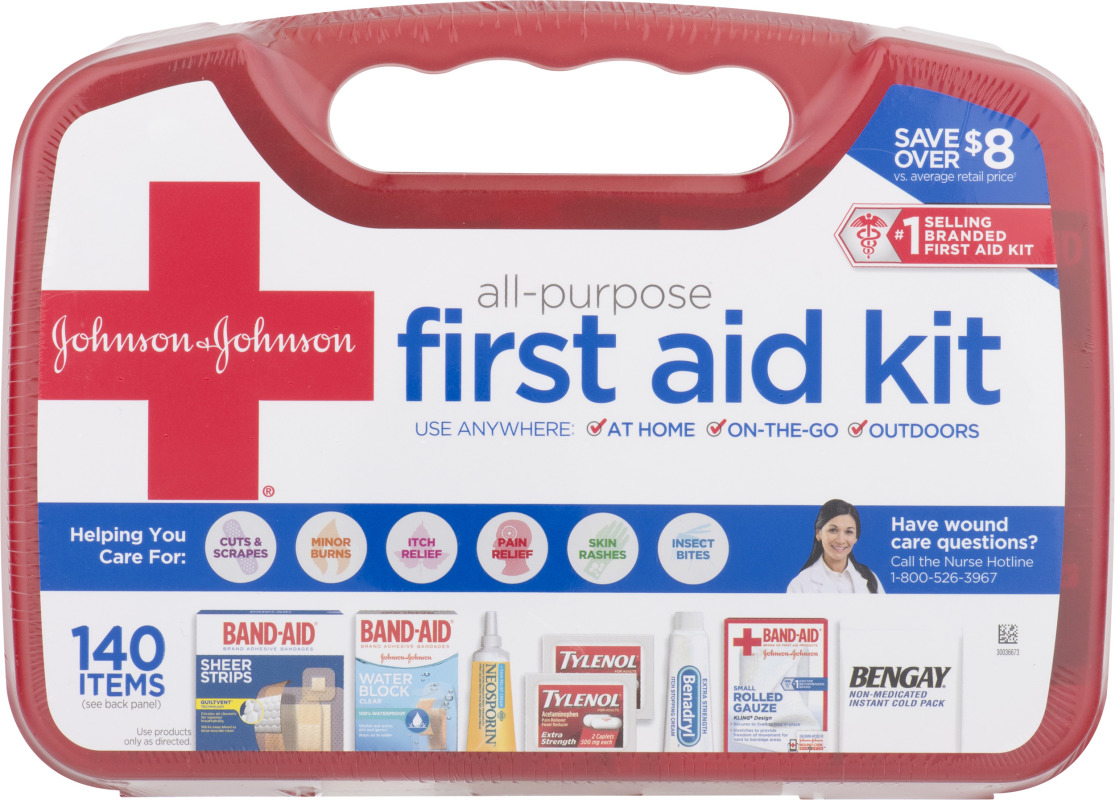 Johnson & Johnson All-Purpose First Aid Kit Johnson & Johnson ...