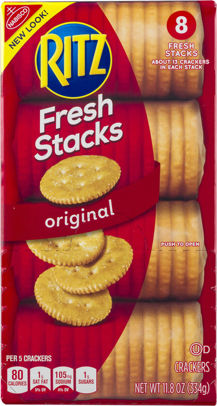 Nabisco Ritz Crackers Original Fresh Stacks - 8 CT Ritz(44000031138 ...