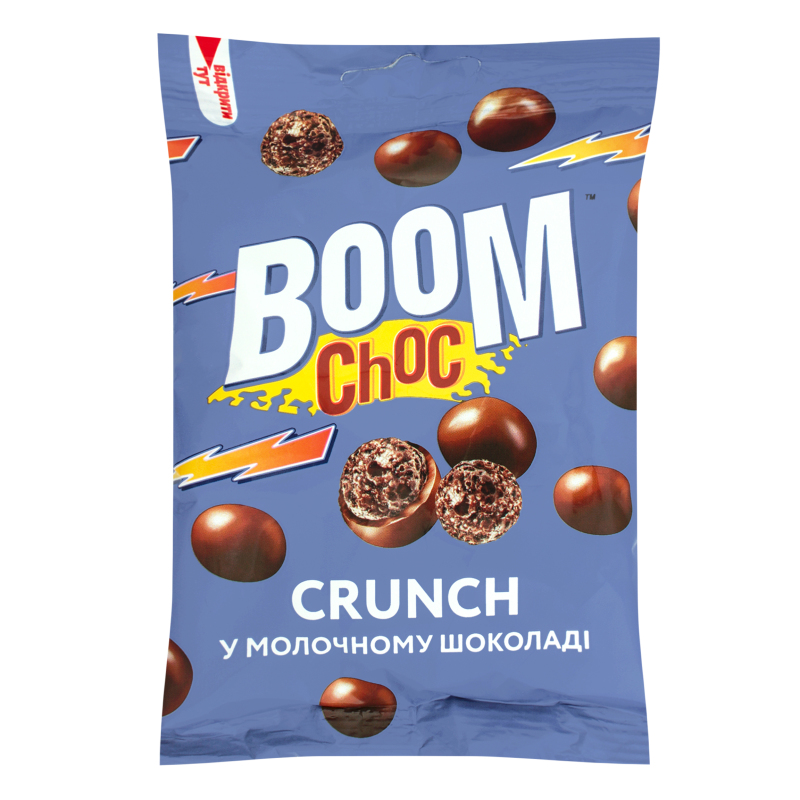 Драже в молочном шоколаде Crunch Boom Choc м/у 50г Boom Choc ...