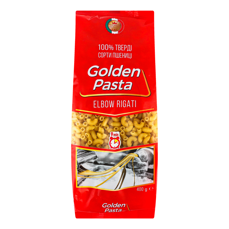 Изделия макаронные Elbow rigati Golden Pasta м/у 400г Golden Pasta ...