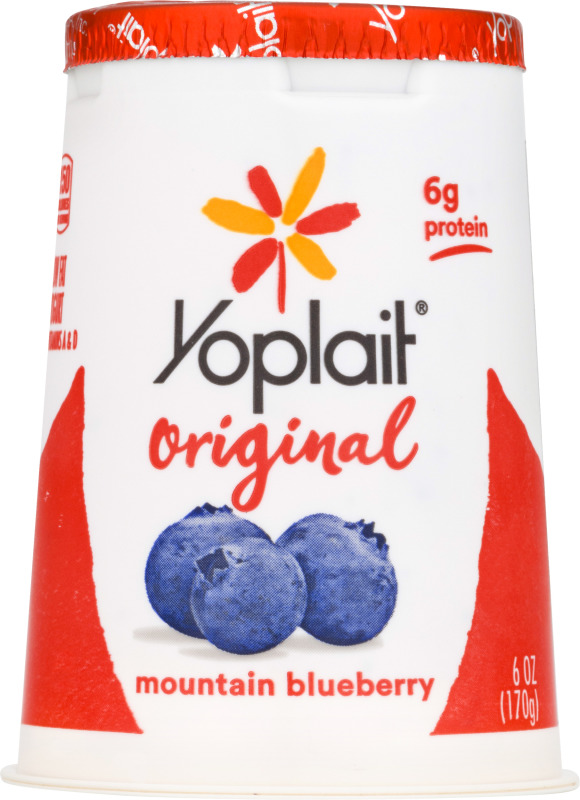 Yoplait Original Low Fat Yogurt Mountain Blueberry Yoplait(70470003023): customers reviews ...