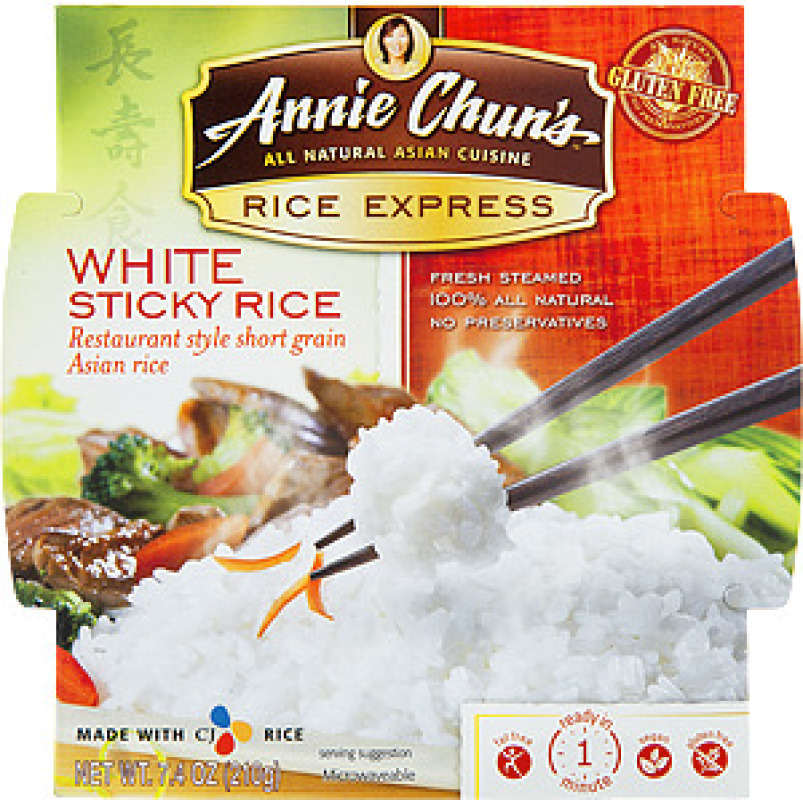 Annie Chun's Rice Express Gluten Free White Sticky Rice Annie Chun's ...