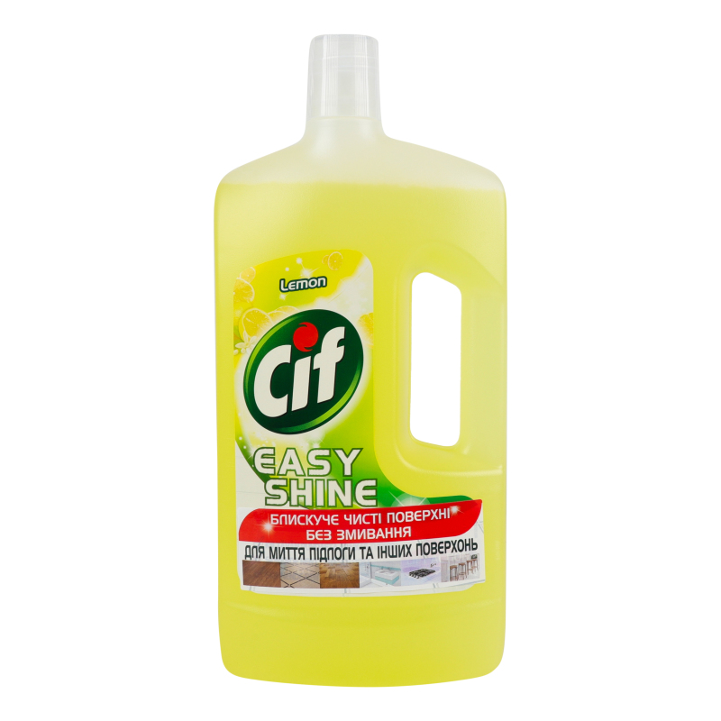 Средство для чистки пола и стен Лимонная свежесть Easy shine Cif 1л Cif ...