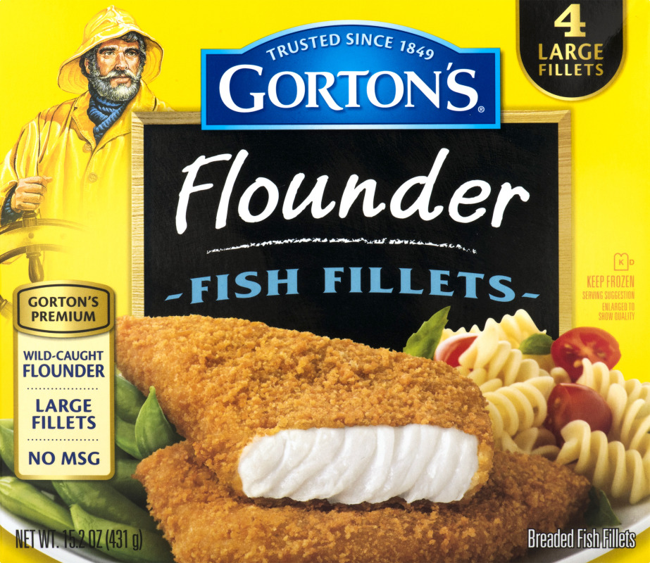 Gorton's Flounder Fish Fillets - 4 CT Gorton's(44400138000): customers ...