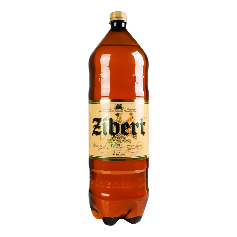 Пиво 2.25л 4.4% светлое пастеризованное Lagerbier Zibert п/бут Zibert ...