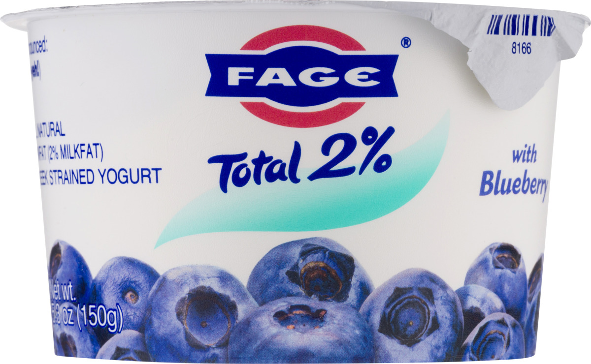 Fage Total 2% Lowfat Greek Strained Yogurt Blueberry Fage(689544081661 ...