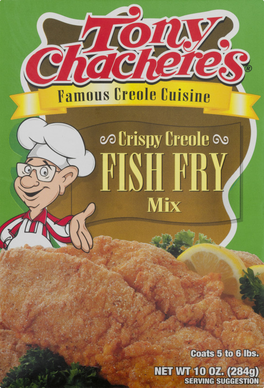 Tony Chachere's Famous Creole Cuisine Crispy Creole Fish Fry Mix Tony ...