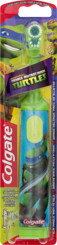 Colgate Powered Toothbrush Teenage Mutant Ninja Turtles Extra Soft ...