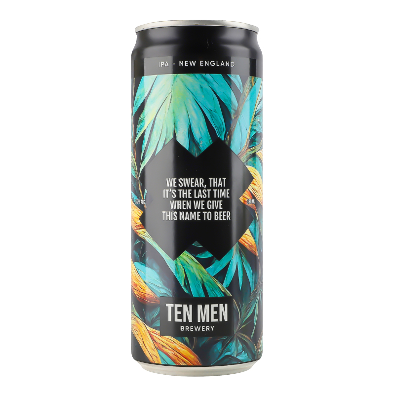 Пиво 330мл 5.7% светлое нефильтрован We swear that it's the last time ...