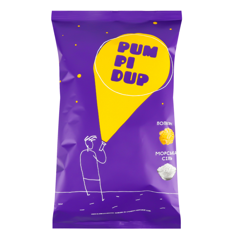 Попкорн со вкусом морской соли Pumpidup м/у 90г Pumpidup(4820223990027): купить в интернет ...