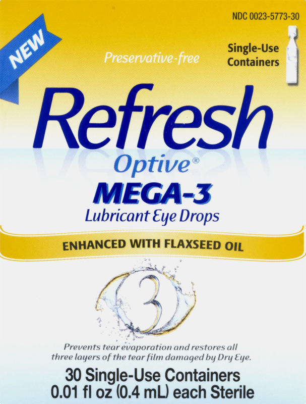 Refresh Optive MEGA-3 Lubricant Eye Drops - 30 CT Refresh(300235773305 ...