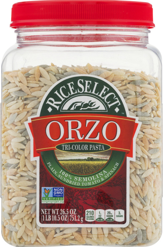 Rice Select Orzo Tri-Color Pasta RiceSelect(74401701415): customers ...