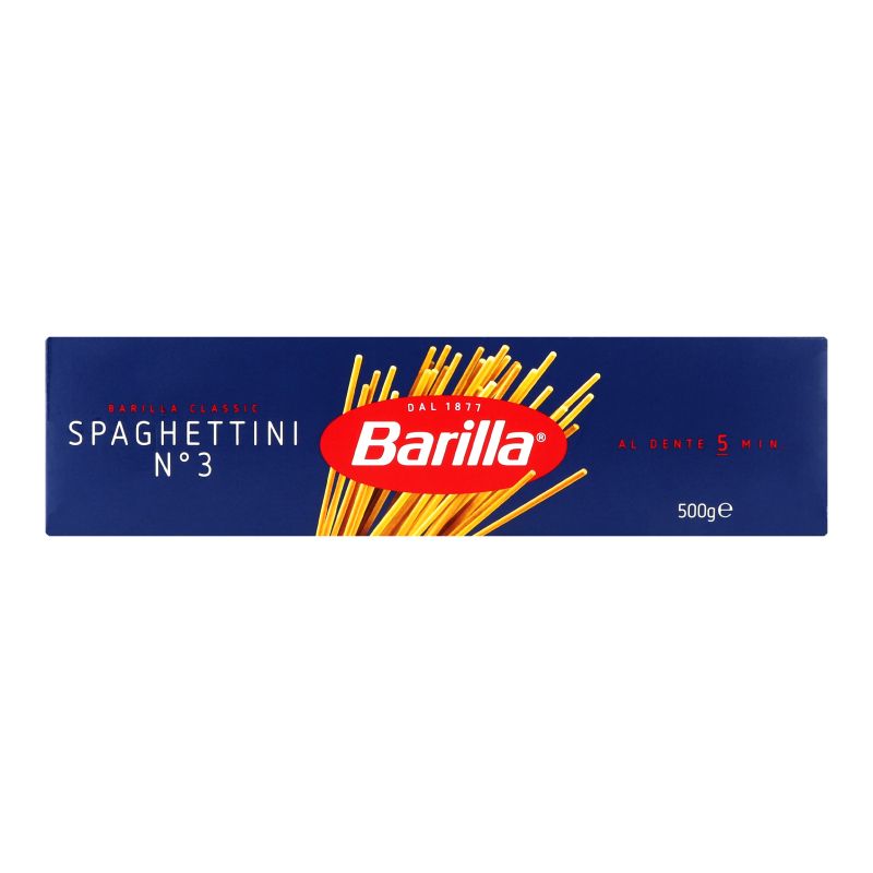 Изделия макаронные из твердых сортов пшеницы Spaghettini №3 Barilla к/у ...