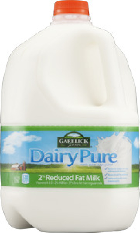 Garelick Farms Dairy Pure Milk 2% Reduced Fat Garelick Farms ...