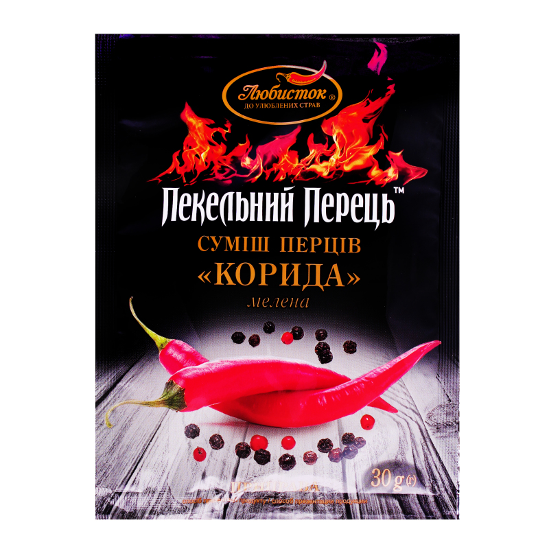 Смесь перцев молотая Коррида Адский перец Любисток м/у 30г Любисток ...